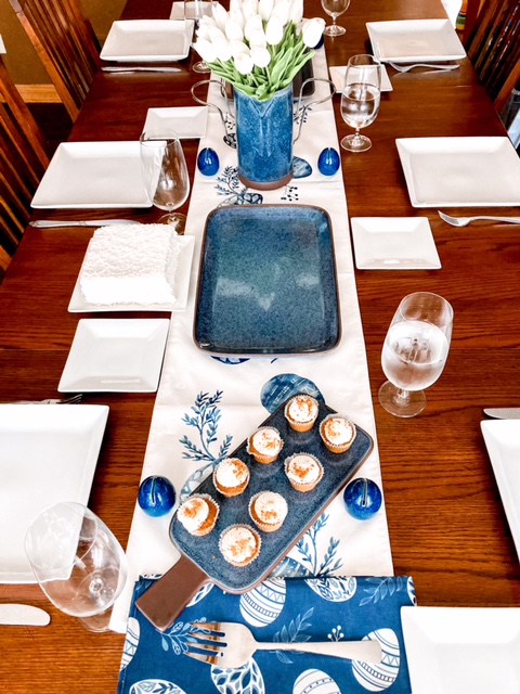 Easter Table - Denim Inspiration - An Event Called Life